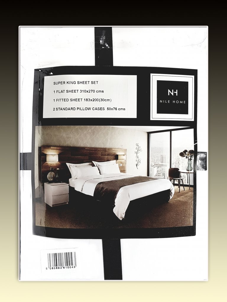 Nile Home Egyptian Cotton Bed Linen Sheet Set - Prestige Beds