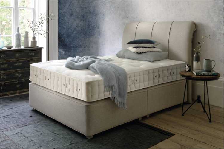 Hypnos Natural Cotton Sublime Divan Set - Prestige Beds